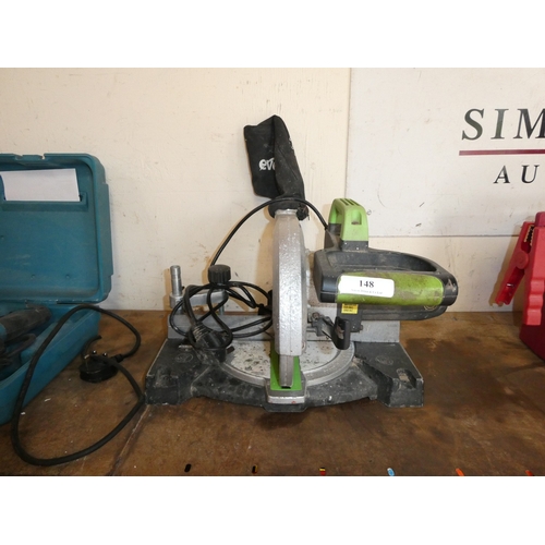 An Evolution Fury compound mitre saw