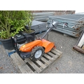 A Husqvarna TR430 counter rotating pedestrian operated garden cultivator