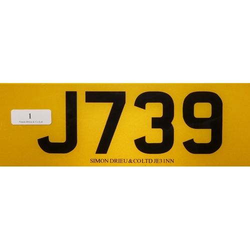 J739 - A three digit registration mark assigned to a non-running ...