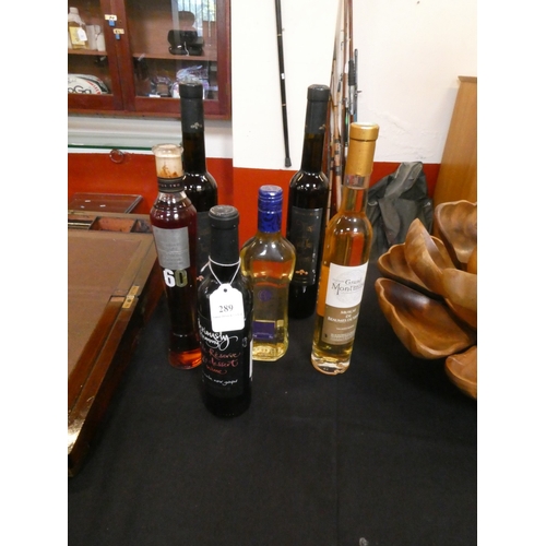 Six bottles of assorted wines