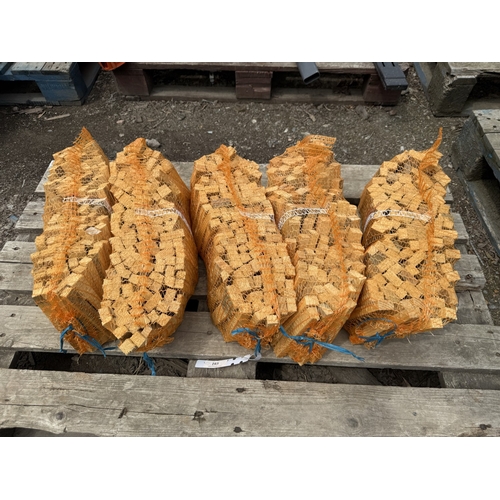 Five bags of kindling wood