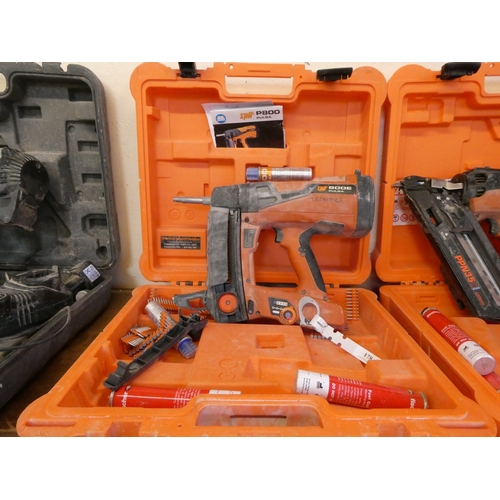 A Plaslode Spit P800 Pulsa nail gun - for sale by authority of HM Viscount