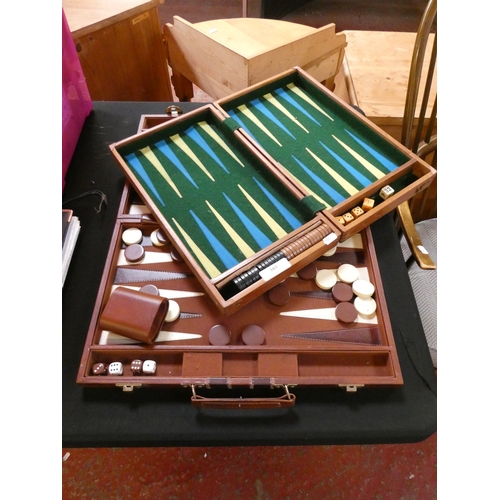Two backgammon sets