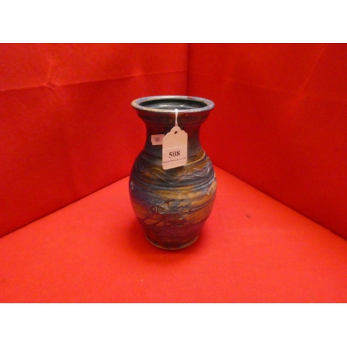 A Michael Kennedy Gort Studios Galway art pottery vase