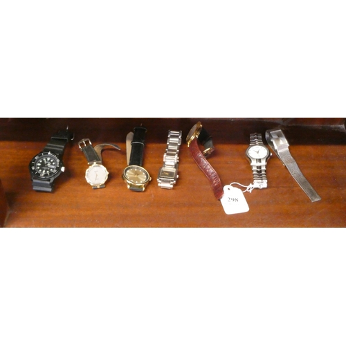 Seven assorted wrist watches