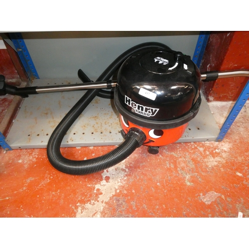 A Numatic Henry turbo vacuum cleaner