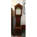 A long case clock by W. Latch of Newport