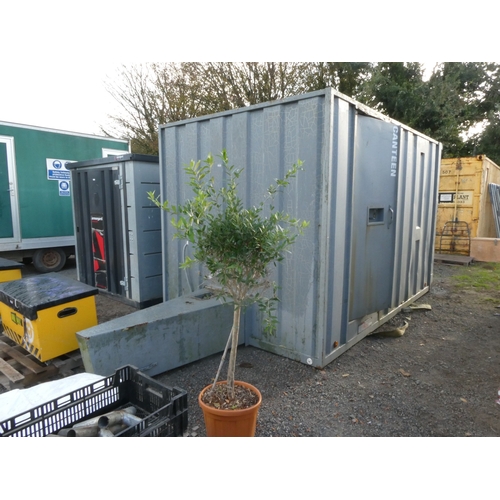 A container welfare unit comprising of a cafeteria fitted a stainless ...