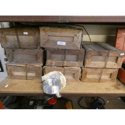 Eight boxes of Silvasheen stitching wire