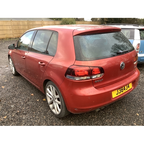 A 2010 Volkswagen Golf GT 1.4 FSi five door hatchback J38434 (petrol ...