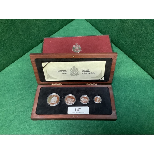 A Royal Canadian Mint four platinum coin collection