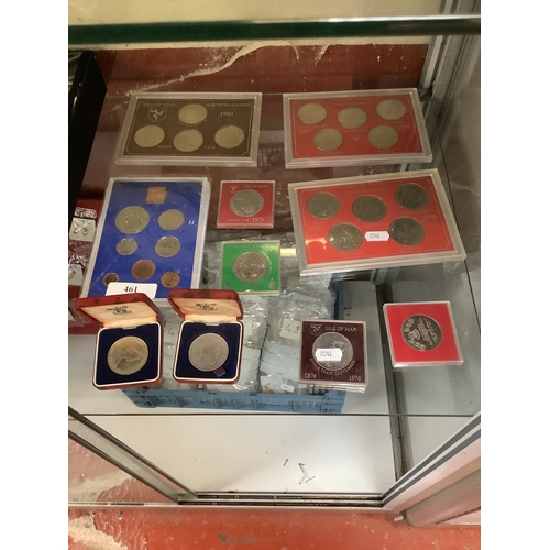 A collection of mint coinage