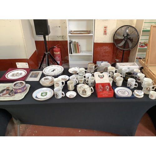 A large and varied accumulation of Commemorative Ware