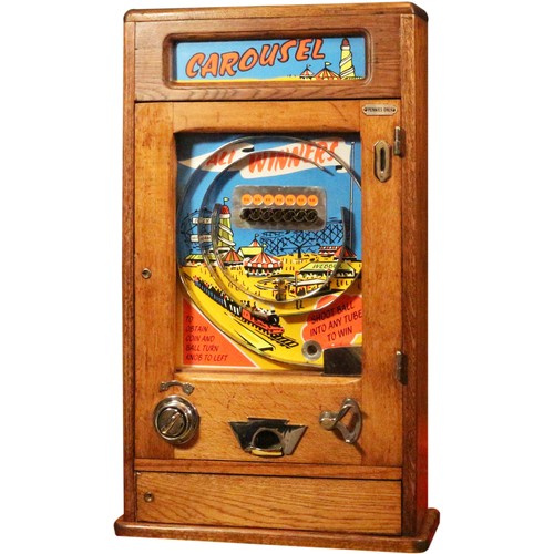 Parker's Carousel Allwin coin operated amusement machine, in excellent ...
