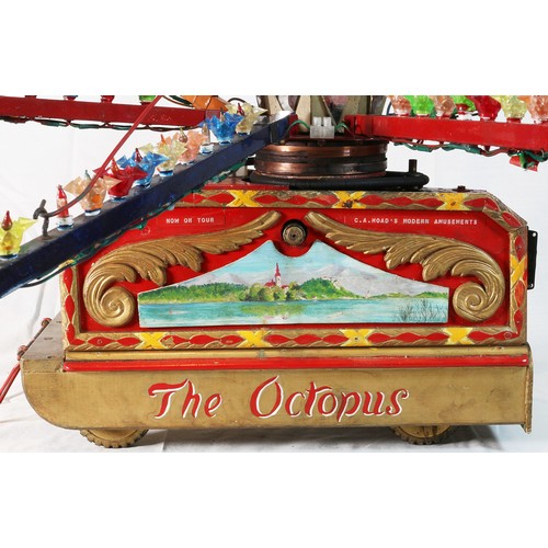 Scratch Built Model Fairground Octopus Ride wired for lights and a ...