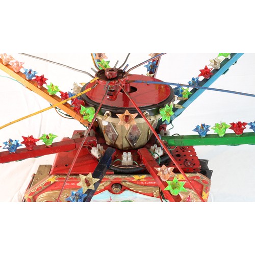 Scratch Built Model Fairground Octopus Ride wired for lights and a ...