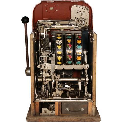 Sega Bell Hi-Top Coin Operated One Arm Bandit Slot Machine in working ...