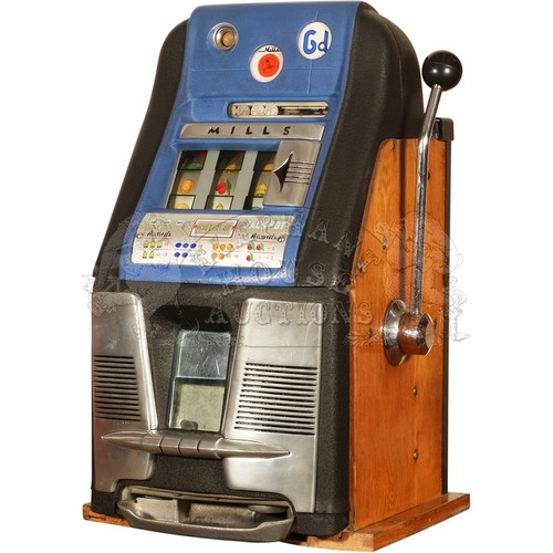 Hi-Top Vintage Coin Operated One Arm Bandit Slot Machine by Mills ...