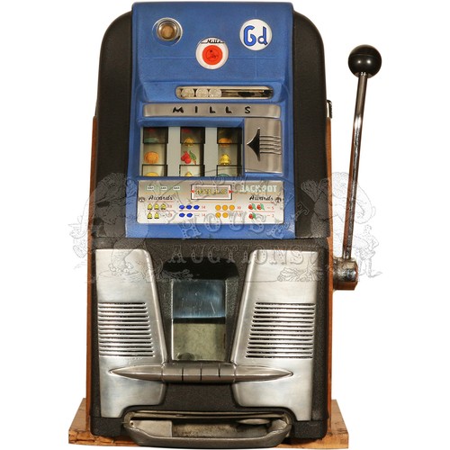 Hi-Top Vintage Coin Operated One Arm Bandit Slot Machine by Mills ...