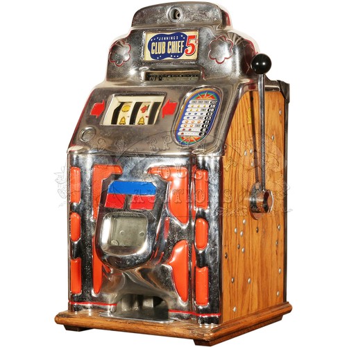 Club Chief Super Deluxe "Chinese Front" Vintage Coin Operated One Arm ...