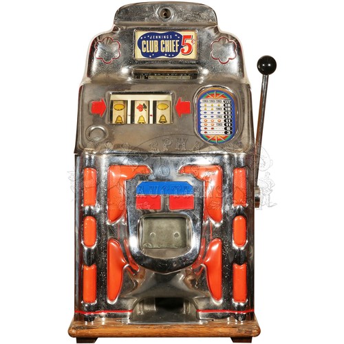 Club Chief Super Deluxe "Chinese Front" Vintage Coin Operated One Arm ...