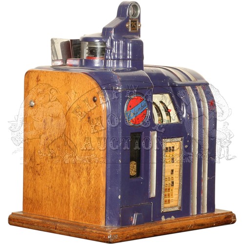 Columbia Gold Award Vintage Coin Operated One Arm Bandit Slot Machine ...