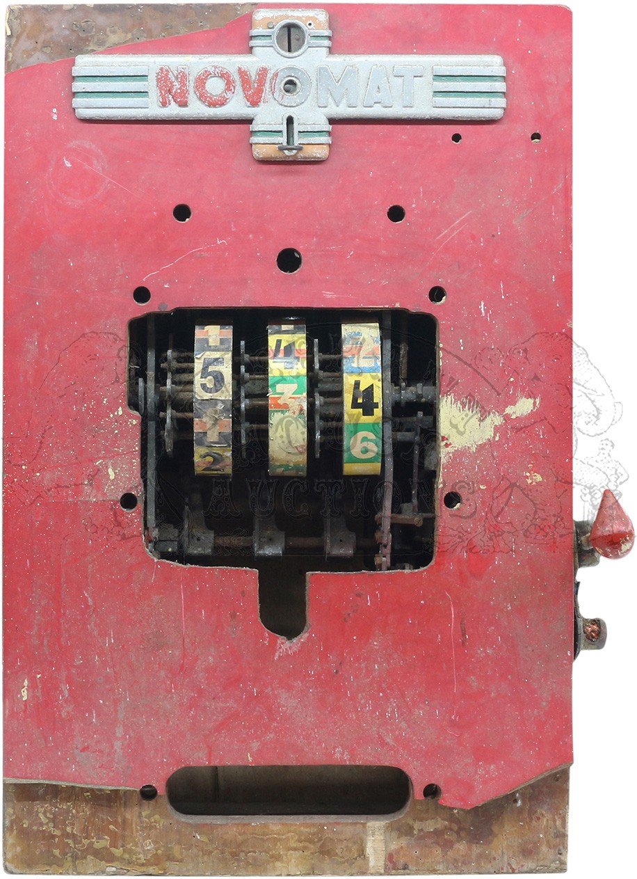 Novomat Coin Operated One Arm Bandit Slot Machine by Gunter Wulff - for ...