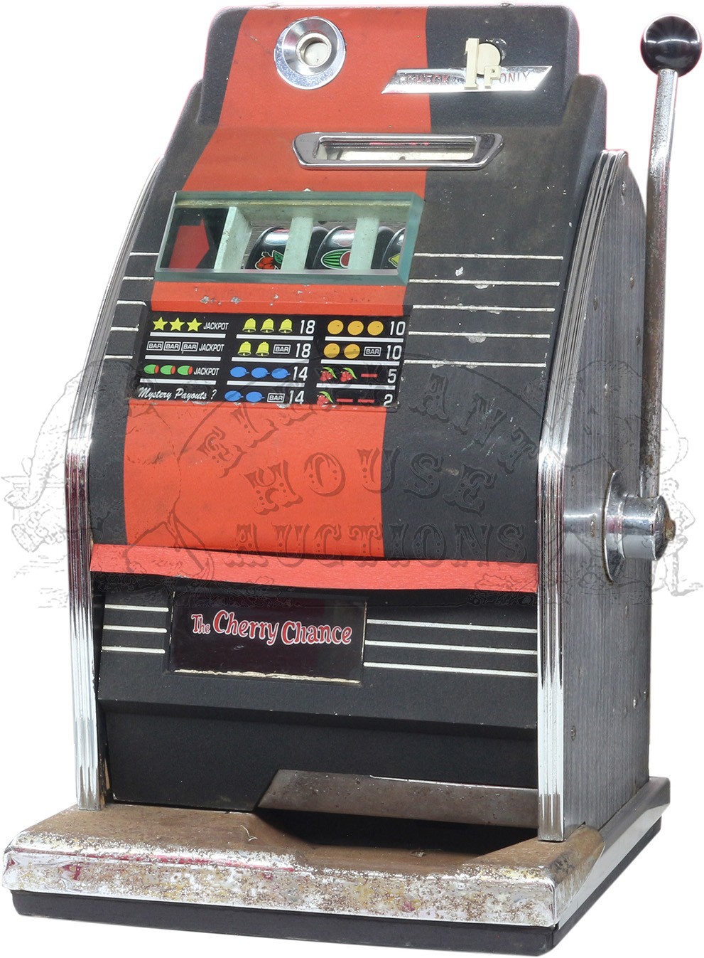 Light-Up Coin Operated One Arm Bandit Slot Machine by Sega - for ...