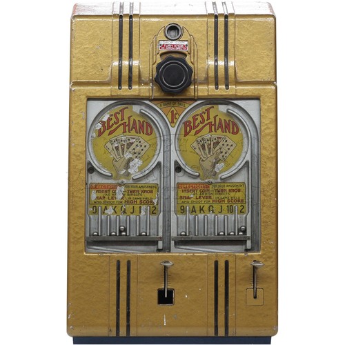 Best Hand slot machine by Daval Manufacturing Co. - 2-player coin ...