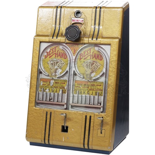 Best Hand slot machine by Daval Manufacturing Co. - 2-player coin ...