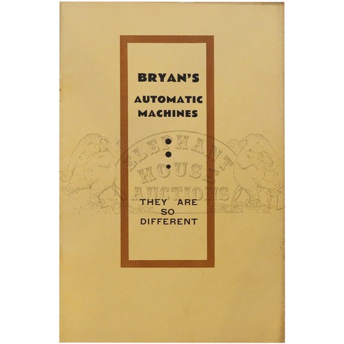 Bryans Slot Machine Catalogue by Bryan's (Automatic) Works - original ...