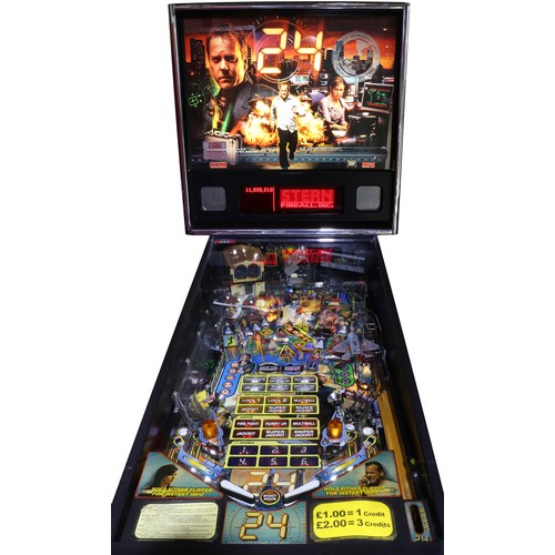 24™ by Stern Pinball Inc., circa 2009, themed after the hit TV show, in ...
