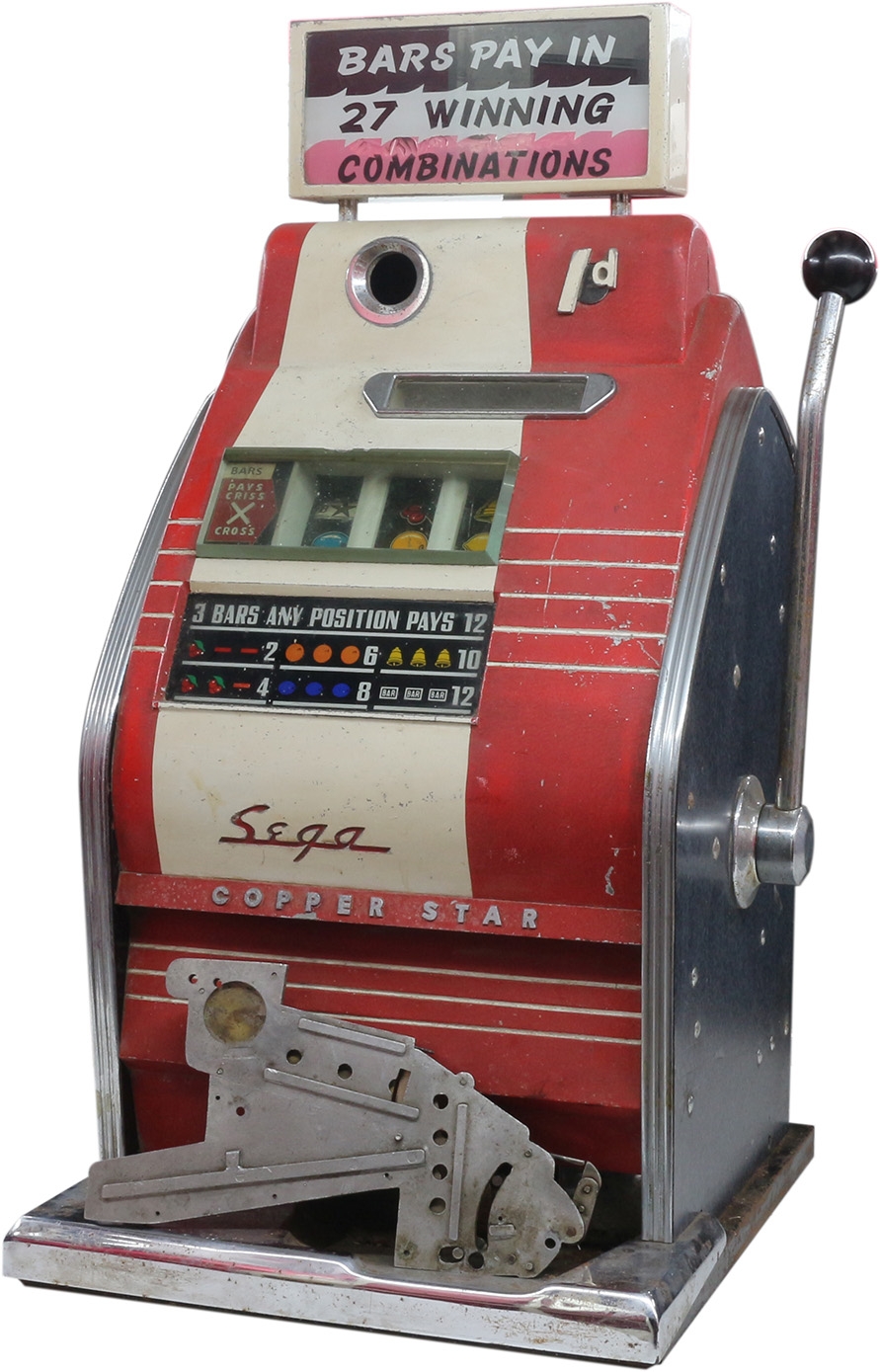 Copper Star by Sega Enterprises Ltd., in unrestored condition ...