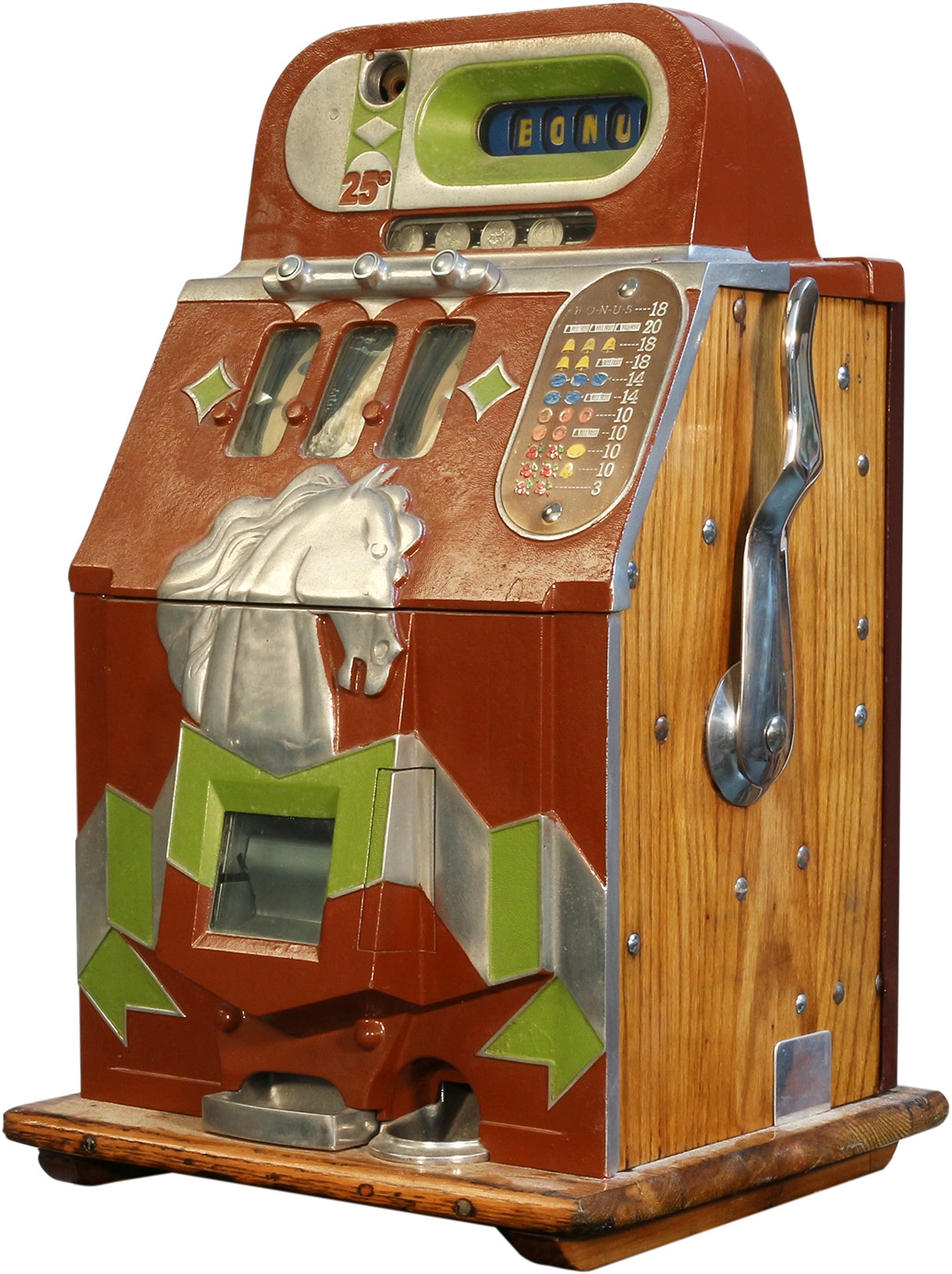 Horsehead Bonus by Mills Novelty Co., rare machine in very nice ...