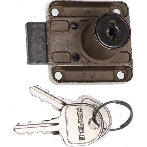 Lock with Keys, 23mm long barrel, unused old stock. Keywords: vintage ...