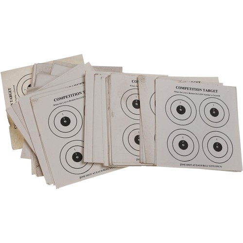 Shooting Gallery Targets, approx. 100 original card targets ...