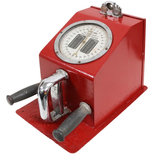 Test Your Grip by D. Gottlieb & Co., c. 1931, 3-way stregth testing ...