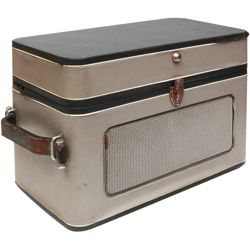 Pye Tape Recorder, with microphone.Approximately 13.5 inches (34.3 cm ...