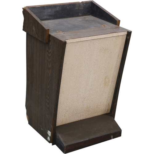 Aristocrat Wooden One Arm Bandit Stand.Approximately 20 inches (50.8 cm ...