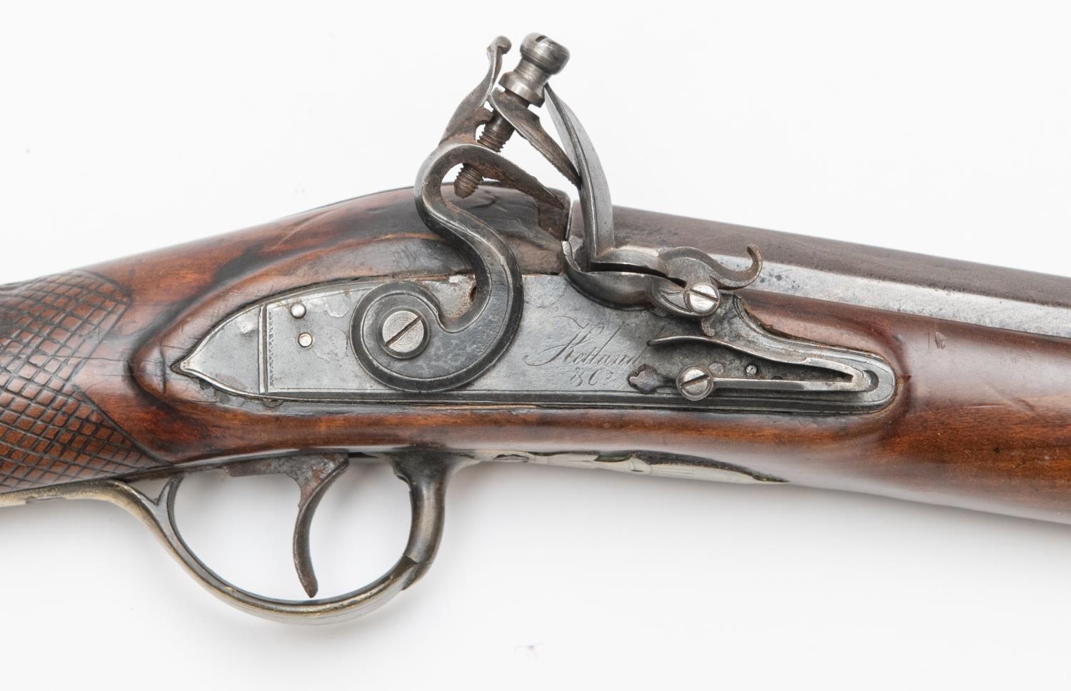 A single barrelled 14 bore flintlock sporting gun by Ketland & Co, c ...