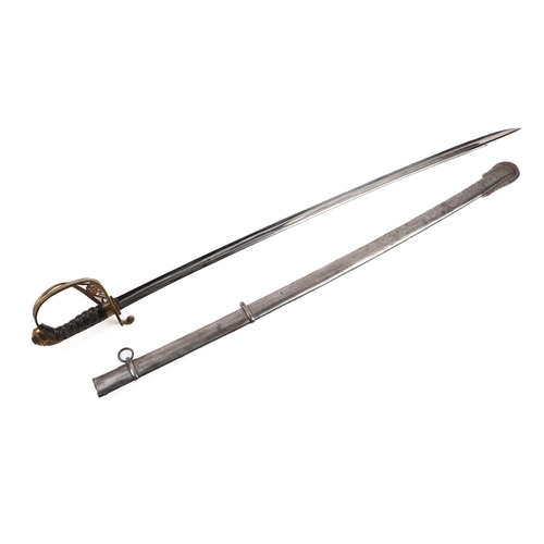 An interesting George IV 1822 pattern infantry officer's sword, piped ...