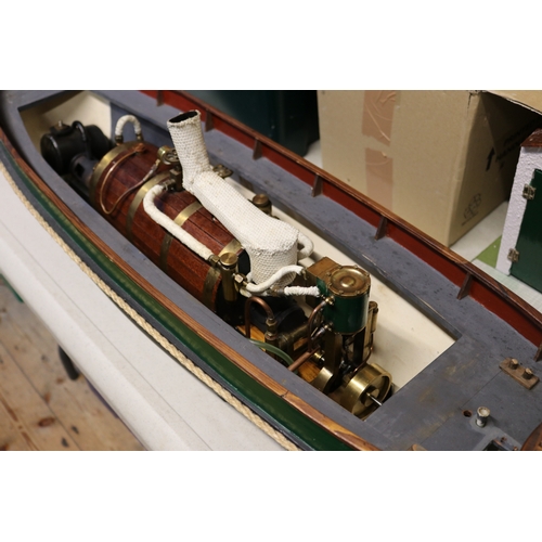 A diesel engined scale model tug named 'Cullimix'. The vessel was ...