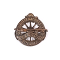 A WWI C.E.F. cap badge of the 1st Canadian Motor Machine Gun Brigade ...