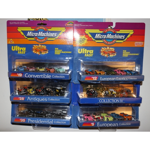 6 GALOOB Micro Machines. Includes Ultra fast European collection #5 ...