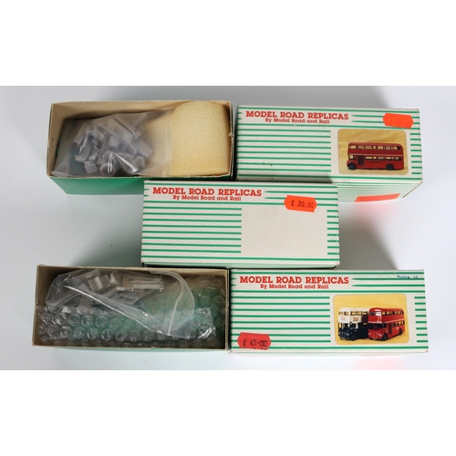 3x white metal bus Model Road Replicas by Model Road & Rail. All 3 are ...