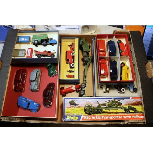 Quantity of Dinky Toys, original and repainted. Postal Set No.12, van ...