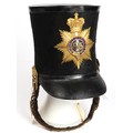 An officer's good Albert pattern shako of the 95th (Derbyshire ...