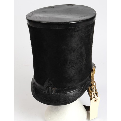 An officer's good Albert pattern shako of the 95th (Derbyshire ...