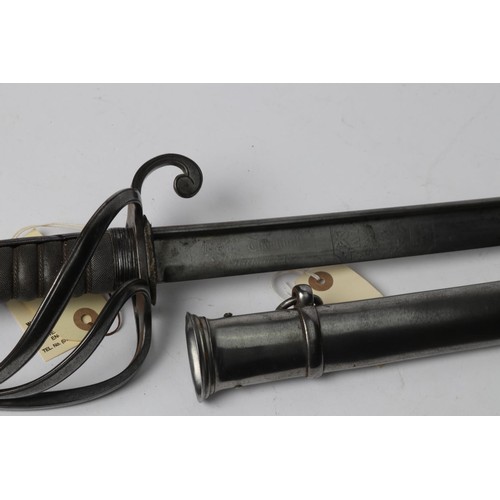 A George IV 1821 pattern Light Cavalry officer's sword, by E. Gill, the ...