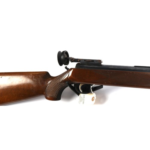 A .22" Original Model 50 underlever air rifle, with aperture rearsight ...